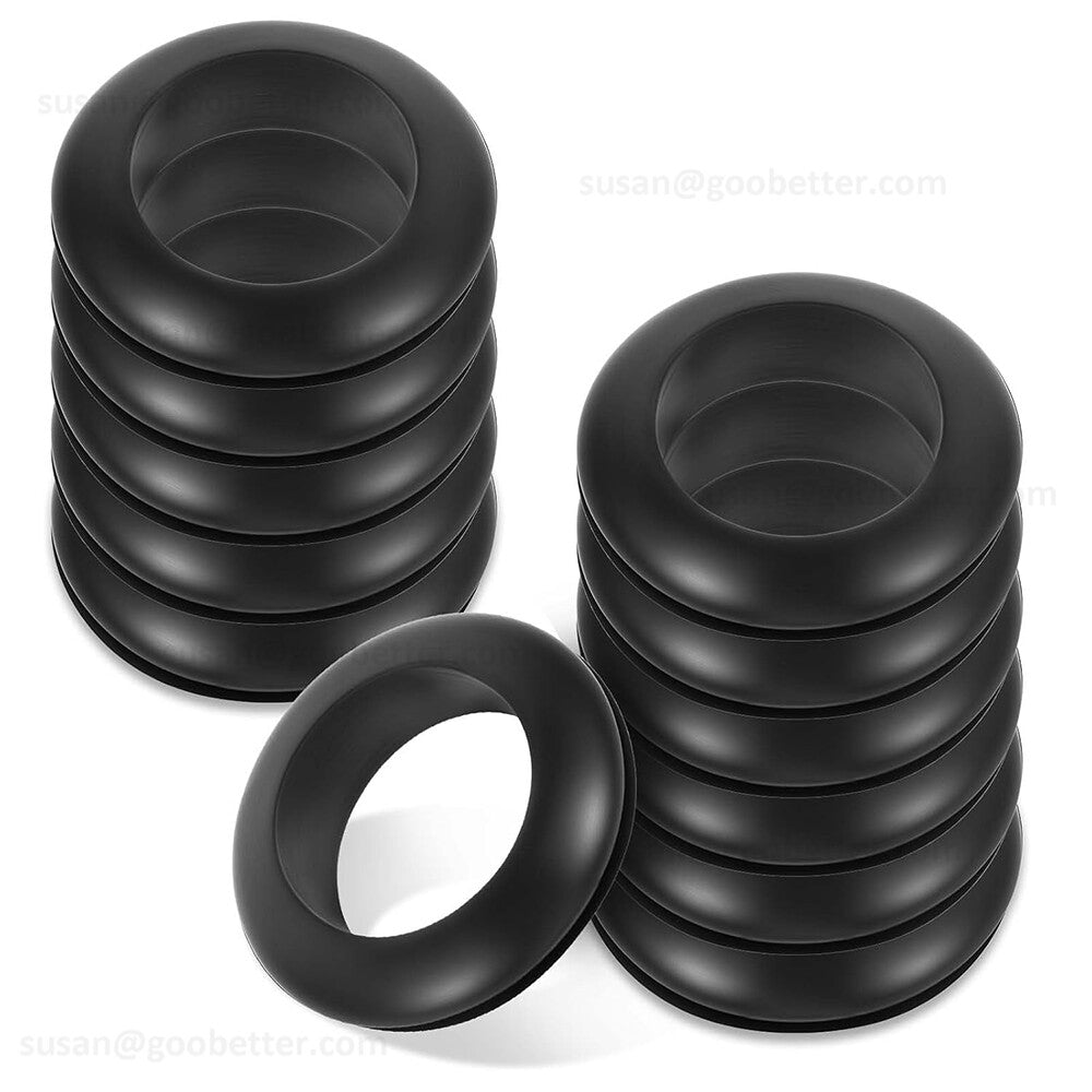 Wiring Grommets - Rubber Open Grommet - Cable Hole Plug Bung Wire Cabl
