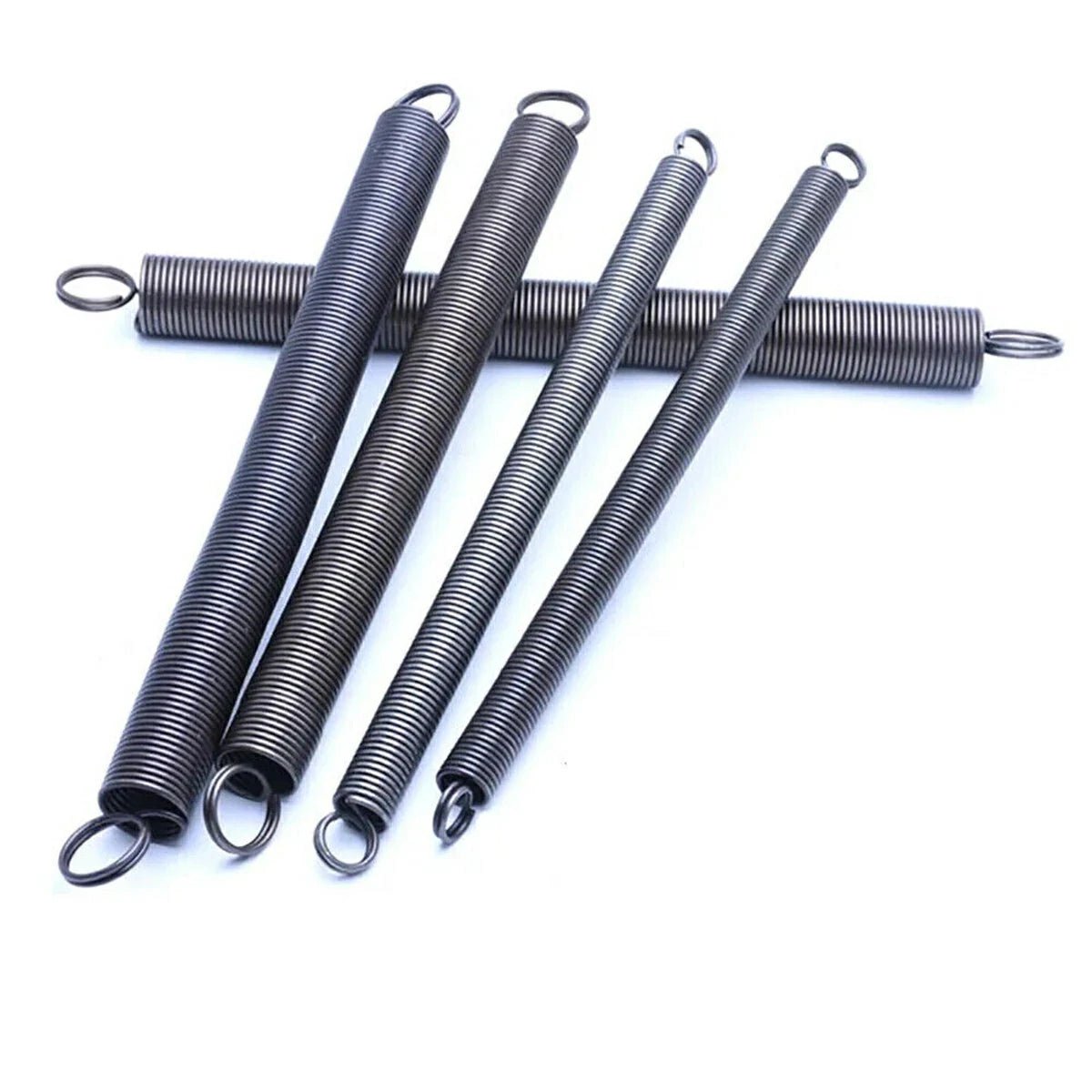 Double Coil L-Shaped Tension Spring | Spring Steel Double Closed-Loop ...