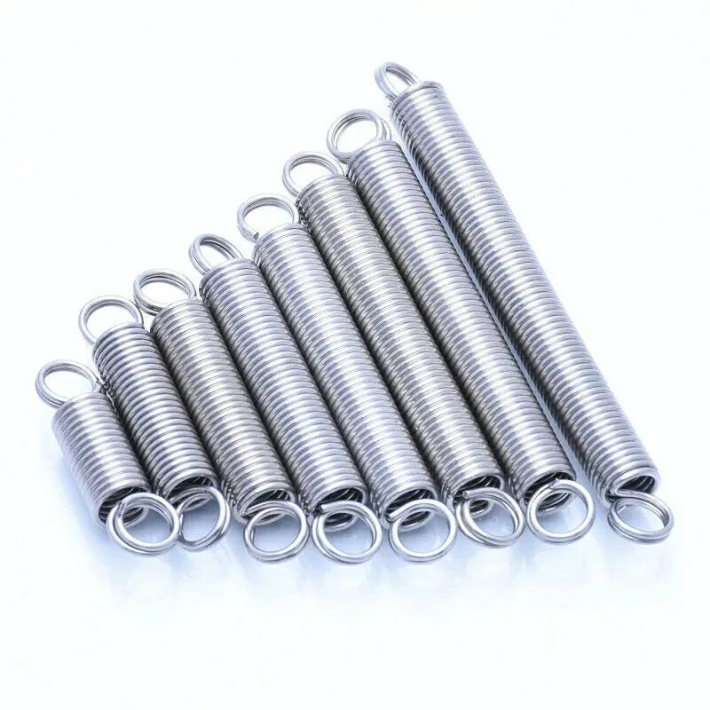 Double Coil L-Shaped Tension Springs | 3mm Stainless Steel | HomeDIYer