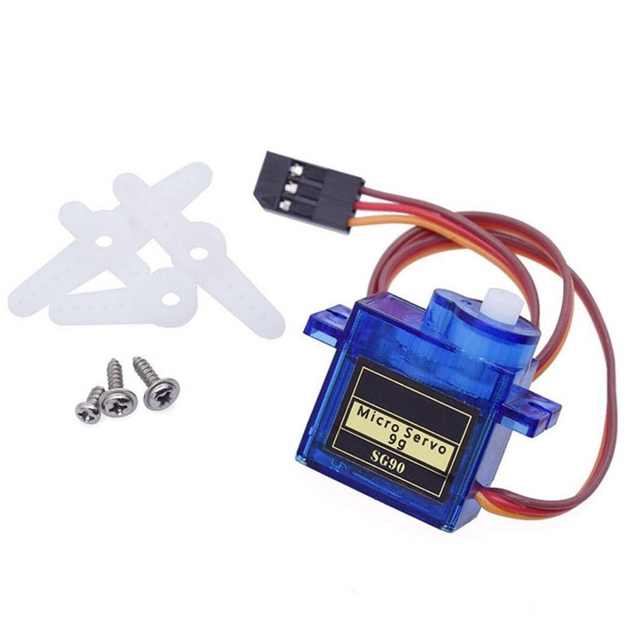 SG90 Micro Servo Motor 9g | 90°-180°/360° Steering Gear for RC Airplane ...